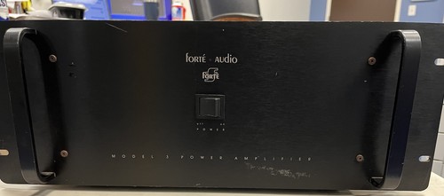 Forte Model 3 Power Amplifier 200 WATTS PER CHANNEL VINTAGE | eBay