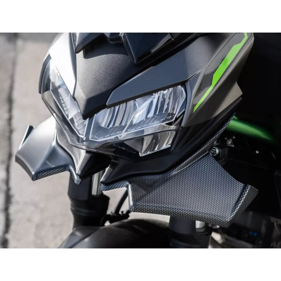 For Kawasaki Z650 2021-2024 Aerodynamic Winglet Motorcycle Front Wing ...
