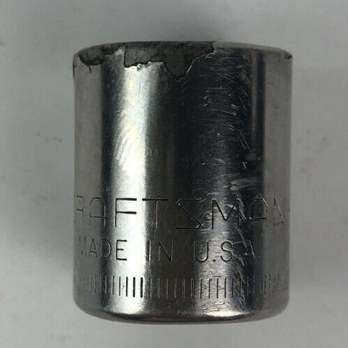 Craftsman 15mm 6 Point 3/8" Drive Shallow Socket G 43547 Made In USA | eBay