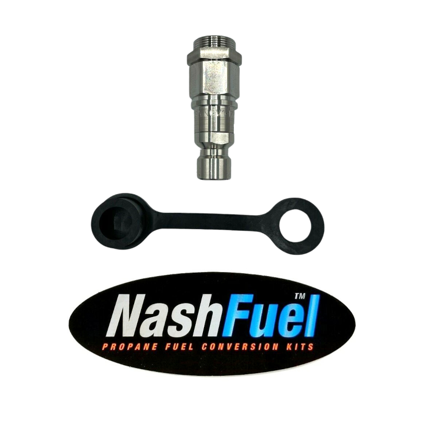 New CNG NGV1 Bulkhead Receptacle With Internal Check Valve (Female) | eBay