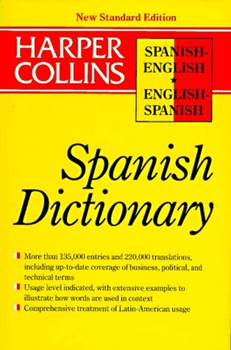 Spanish Dictionary Hardcover HarperCollins Publishers Ltd. Staff ...