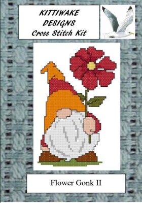 Flower Gonk II Cross Stitch Kit. Kittiwake Beginners Kit | eBay UK