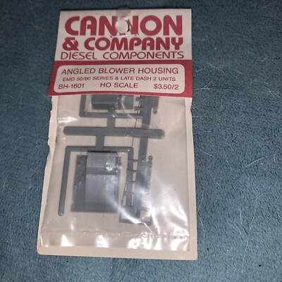 HO Scale Cannon & Company BH-1601 Angled Blower Housing EMD 50/60 ...
