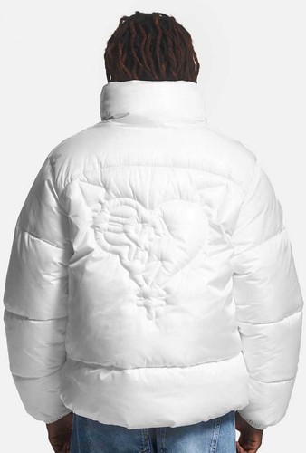 MOREMONEY MORELOVE LIGHT NINJA PUFFER WHITE JACKET MEDIUM HOODED | eBay