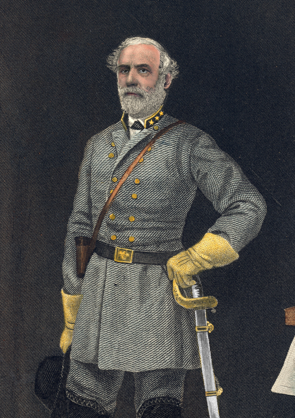 General ROBERT E LEE hand colored 1867 engraving Thomas Nast pinx | eBay