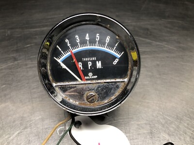 Napa Balkamp Tachometer RPM Gauge Chrome Vintage Universal | eBay