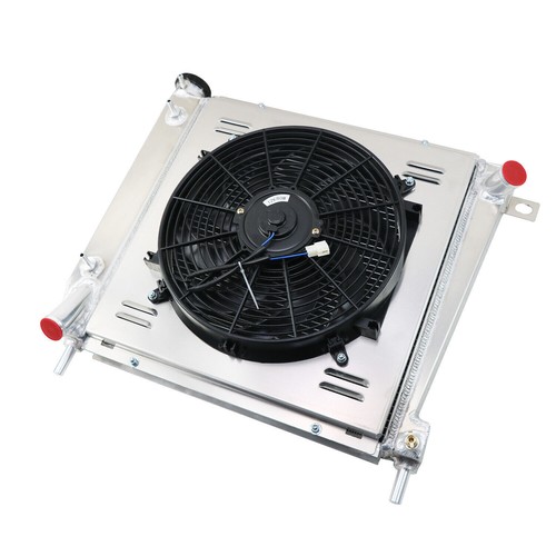 3 Row Aluminum Radiator Shroud Fan Fit 1985-1994 Ford Explorer Ranger ...