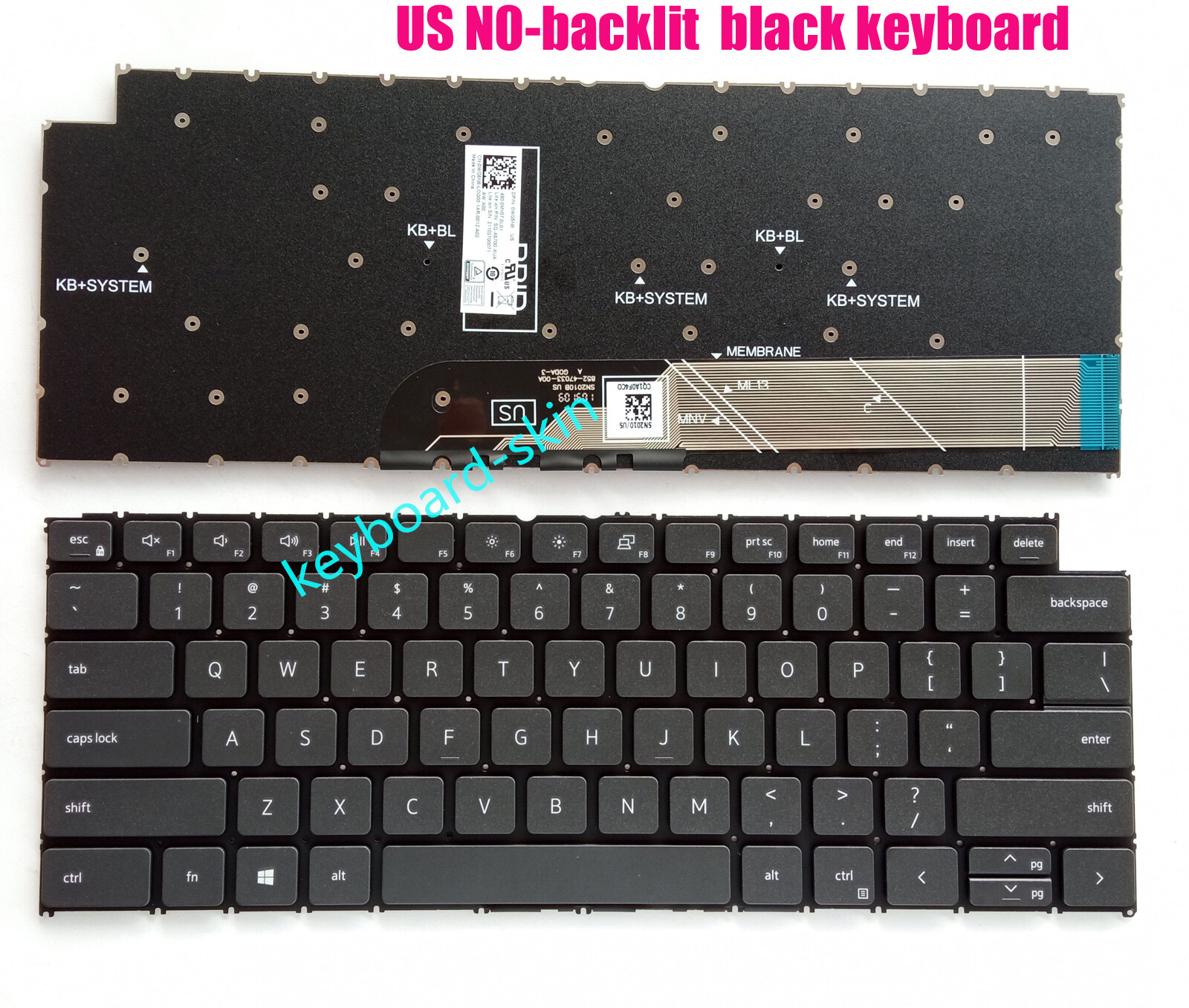 US Keyboard For Dell Inspiron 2-in-1 5410 P147G 7415 7420/161G 7425 ...