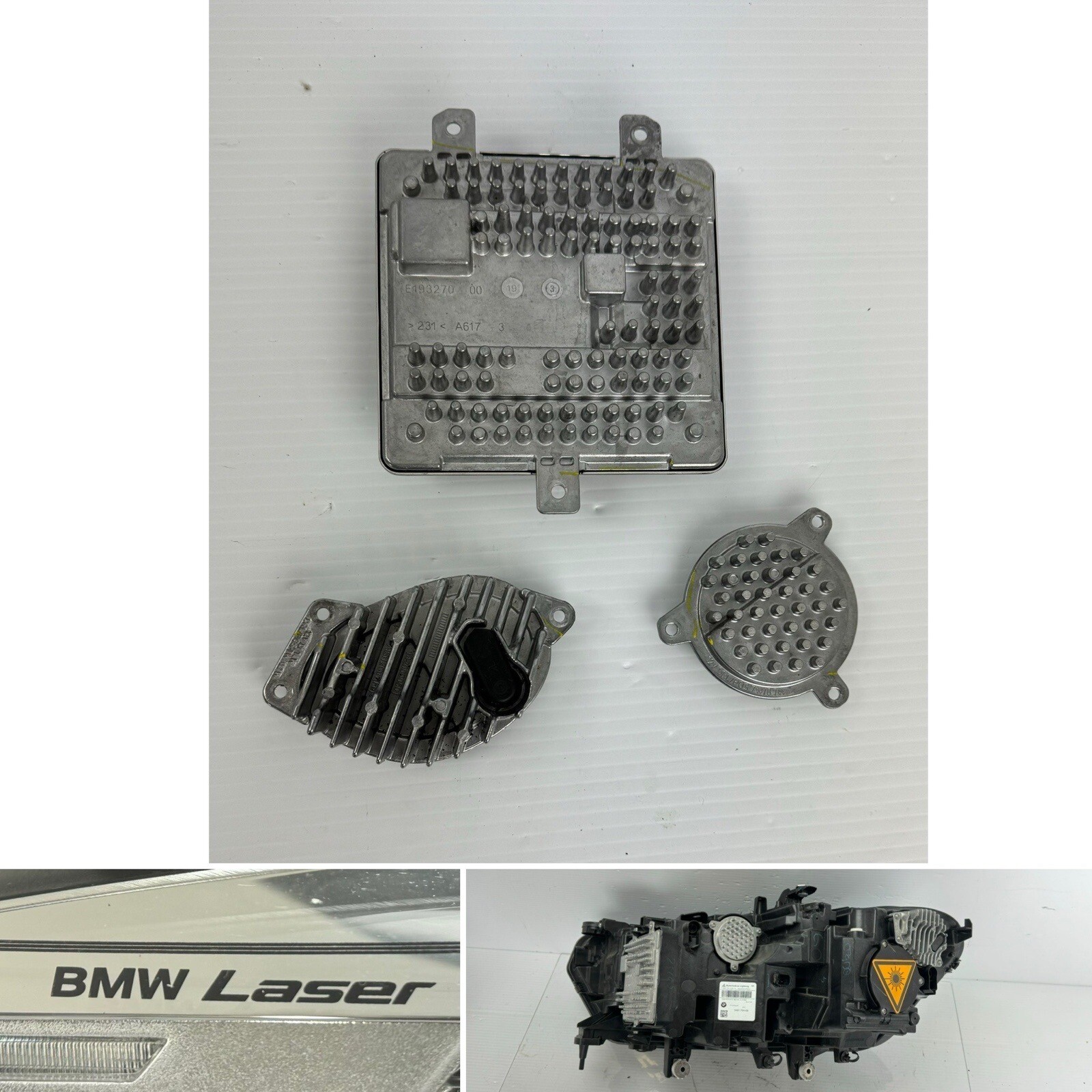 19-23 BMW X5 X6 G05 G06 Driver Side Headlight LASER Control Modules ...