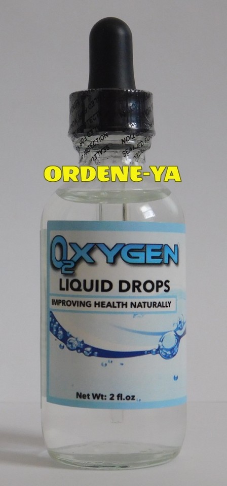 Oxygen Liquid Drops 2oz Health Naturally Stabilized Energy Health | eBay