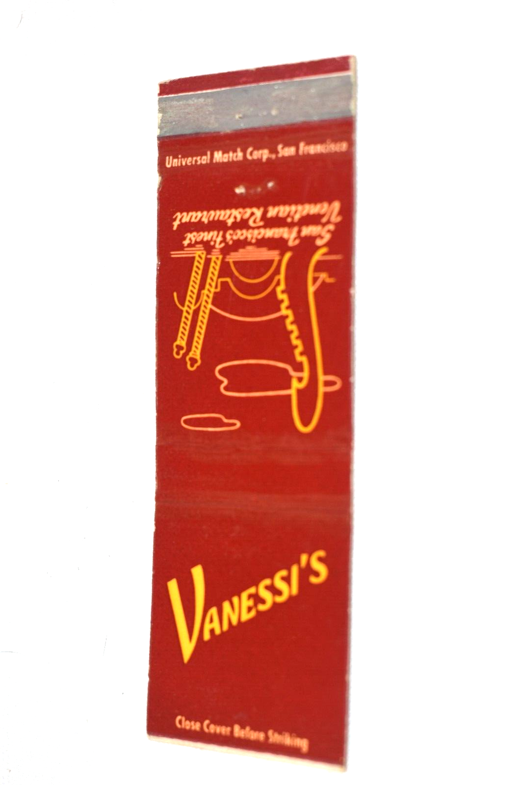 Vanessi's San Francisco's Finest Venetian Restaurant 20 Strike ...