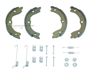FOR NISSAN X-TRAIL 01-06 REAR HANDBRAKE SHOES SET & FITTING KIT CLIPS ...