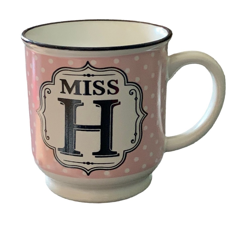 Alphabet Mug Mr / Mrs / Miss Men's Women's Gift Mug Birthday ...