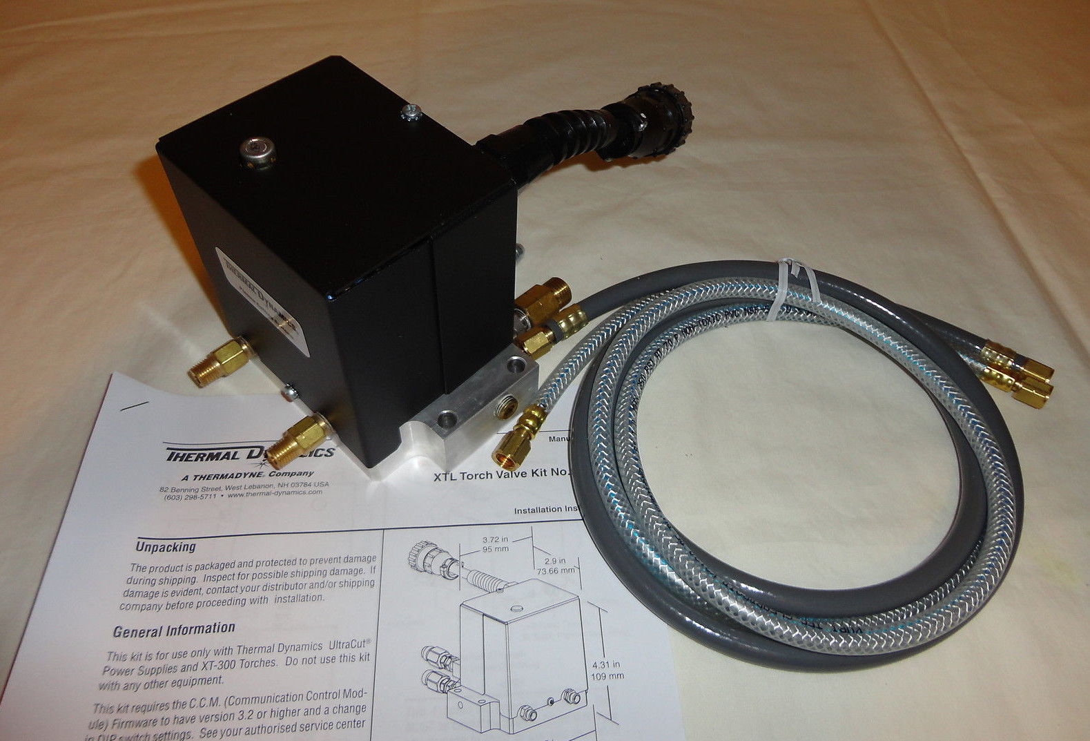 Thermal Dynamics 4-3054 XLT Torch Valve Kit GCM-2010 NEW | eBay
