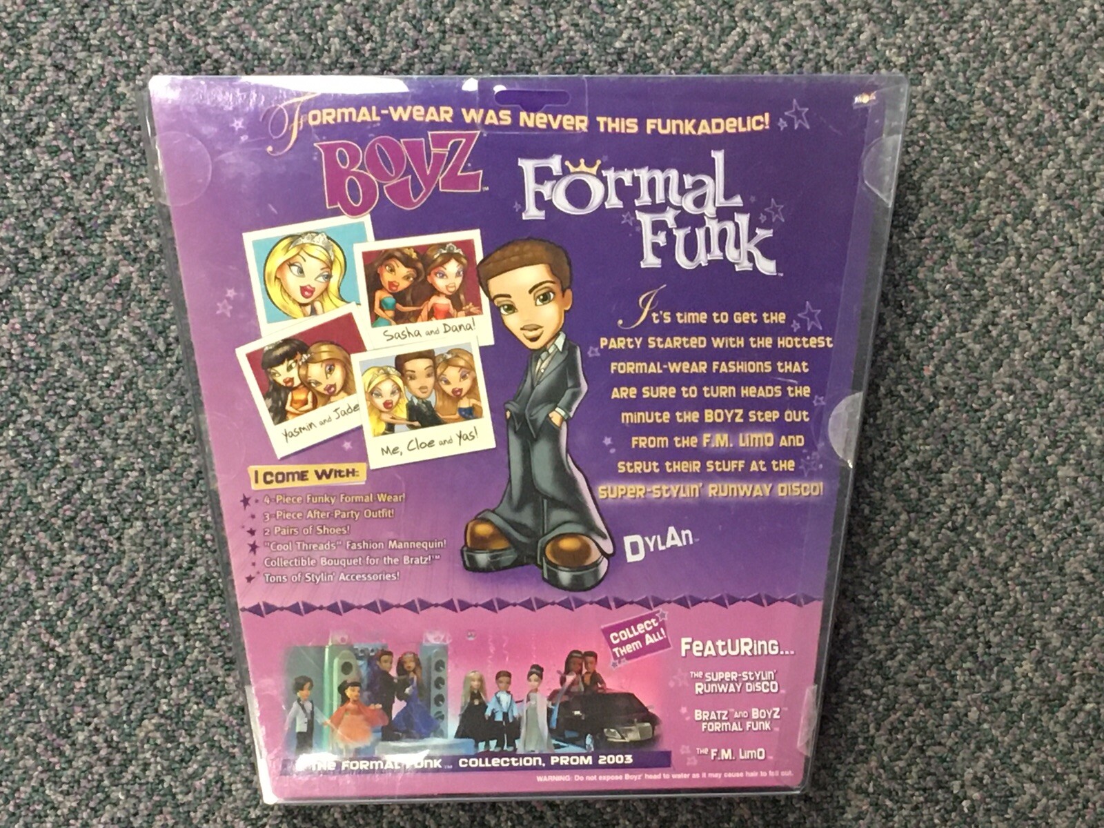 Bratz Boyz Dylan Formal Funk Limited Edition Formal Funk Doll NRFB ...