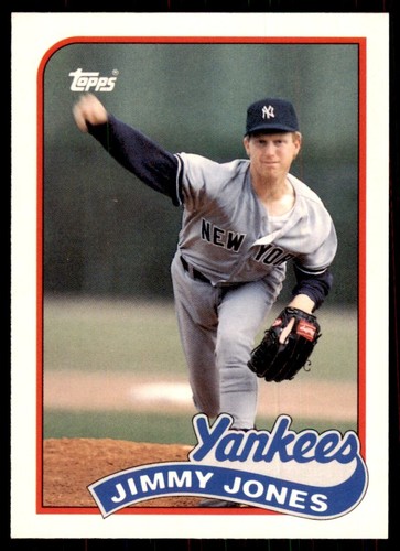 1989 Tops Traded Jimmy Jones Baseball Cards #58T | eBay