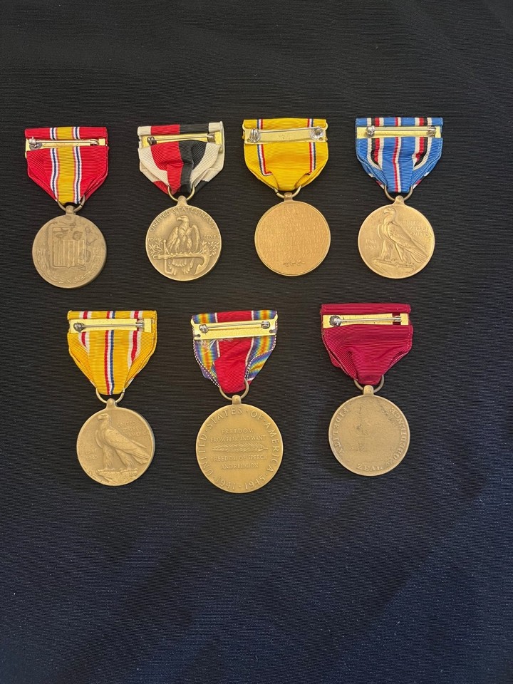 Group of Seven U.S. WW2 Medals | eBay