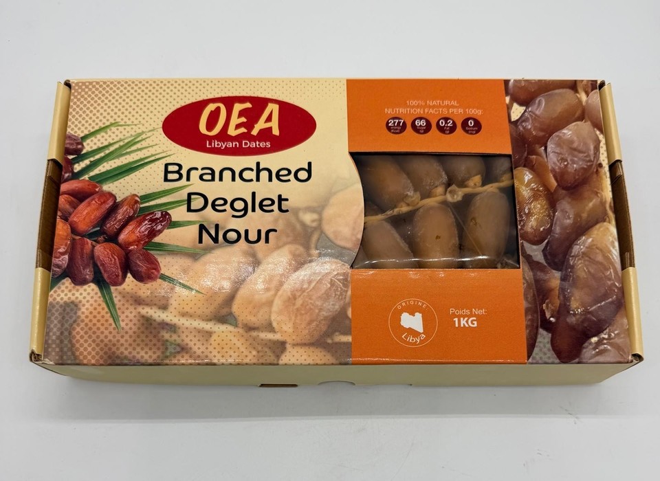 Libyan Deglet Nour Dates 1kg -Sweet Fruit Fresh Pack - Free postage ...