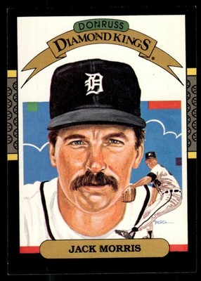 1987 Donruss Diamond Kings Jack Morris Detroit Tigers #13 DK | eBay