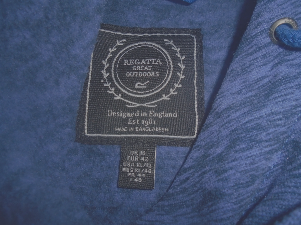 REGATTA GREAT OUTDOORS PURLE/MIX FLEECY HOODIE, POCKETS, 16 VGC | eBay UK