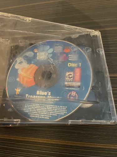 Blue's Clues: Blue's Treasure Hunt (PC, 1999) 2 Disc PC CD RM Computer ...