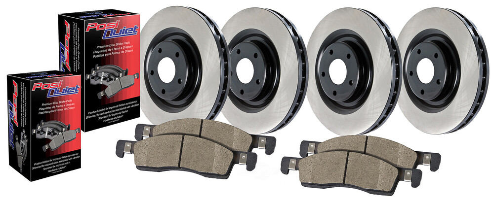 Disc Brake Upgrade Kit-Preferred Pack - Front and Rear fits 95-00 Lexus ...