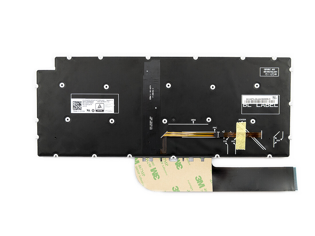 Genuine DELL Latitude 3410 3311 UK Keyboard BACKLIT with £ Key NWD23 | eBay