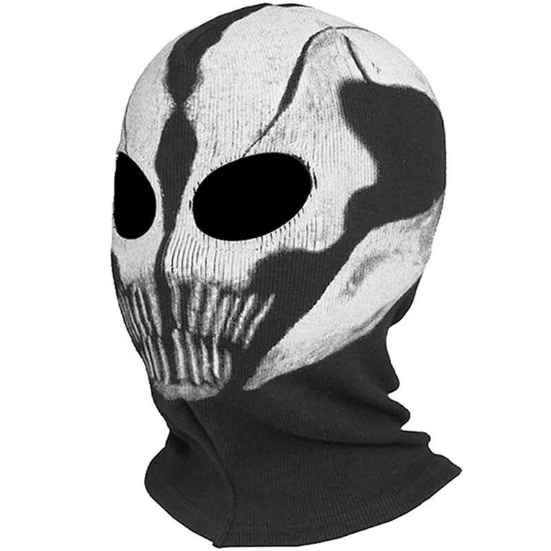 Hunting Balaclava Army Military SWAT Gear Ghost Print Face Mask ...
