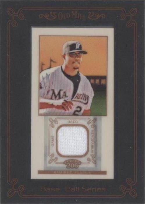 2009 Topps 206 - Framed Relics Hanley Ramirez #FR-9 Mini Old Mill (MEM ...