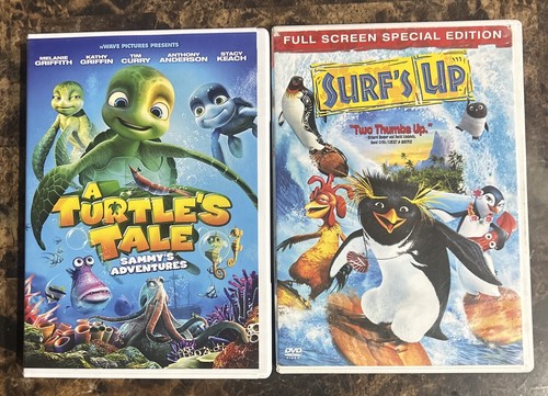 A Turtle's Tale: Sammy's Adventures (DVD, 2010) + Surfs Up(dvd Good ...