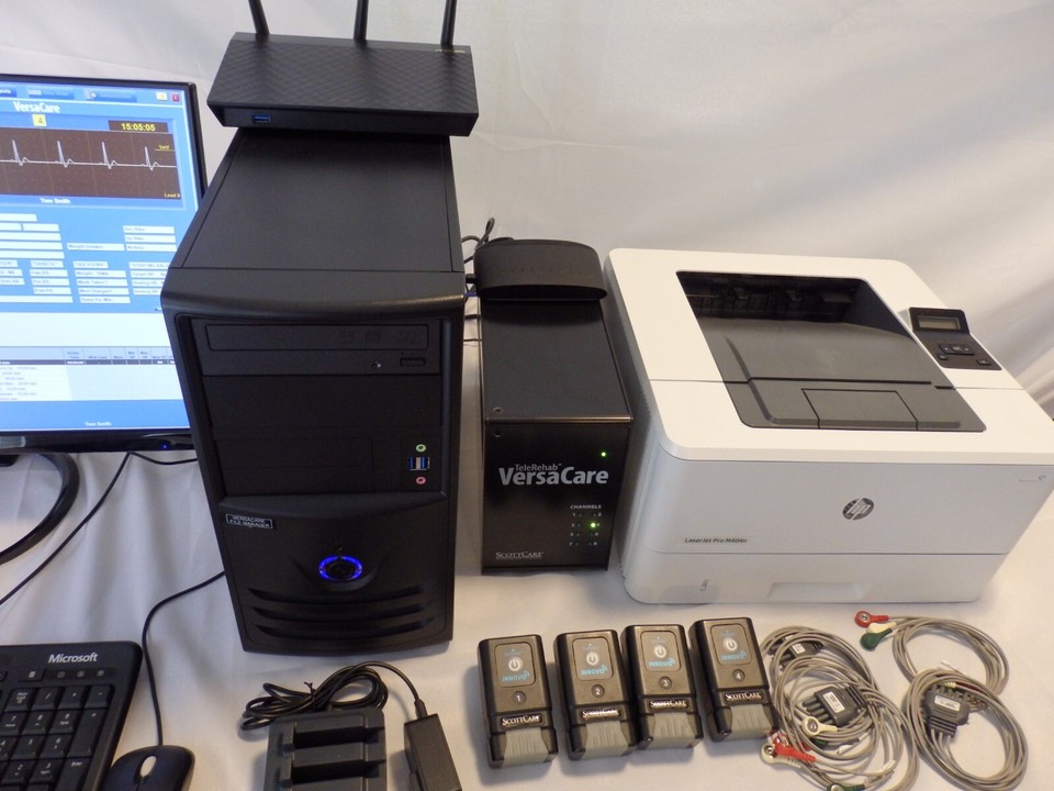 ScottCare 2020 VersaCare Cardiac Rehab ECG Telemetry, Four Patient | eBay