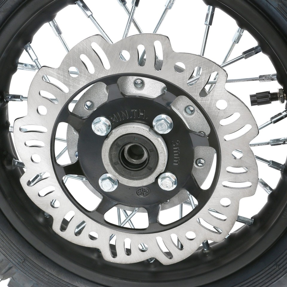 2.50-10 Front Tire Wheel Rotor For CRF50 XR50 110cc Scooter Razor pit ...