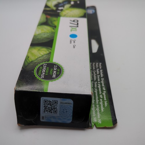 HP Hewlett Packard Pro 971XL Cyan Ink Cartridge (CN626AM, EXP 02/2021 ...