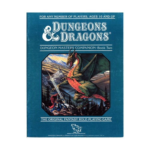 TSR Basic D&D Companion Rules Set - Dungeon Masters Companion Book Only ...