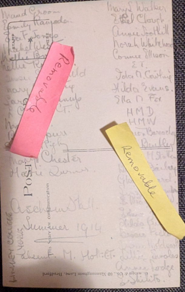 OLD PHOTO WOMEN SCHOOL TEACHER GIRL NAMED ASCHAM HALL BINGLEY COLLEGE ...