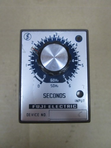 FUJI ELECTRIC TIMER ATM2 100-110V 0-6 SEC. w/ BASE | eBay