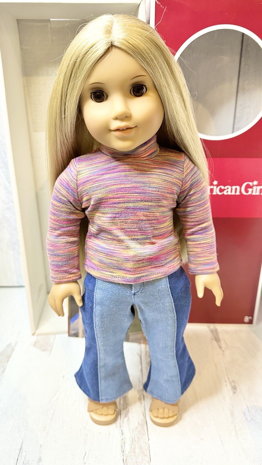 American Girl Doll JULIE ALBRIGHT Doll W/Original Box & MEET OUTFIT ...