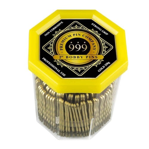 Premium Pin Company 999 Bobby Pins 2" Gold 250g | eBay