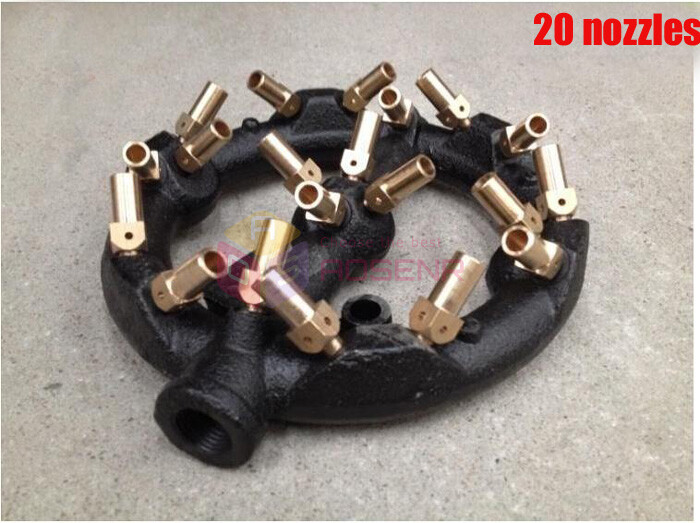 Cast Iron 88 Nozzles Gas Jet Tips Burner for Kitchen Cooking Propane ...