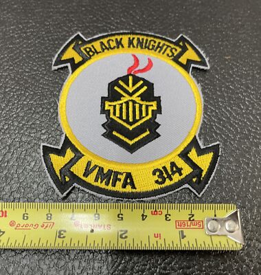 USMC U.S Marine Corps VMFA 314 Black Knights Squadron Colored ...