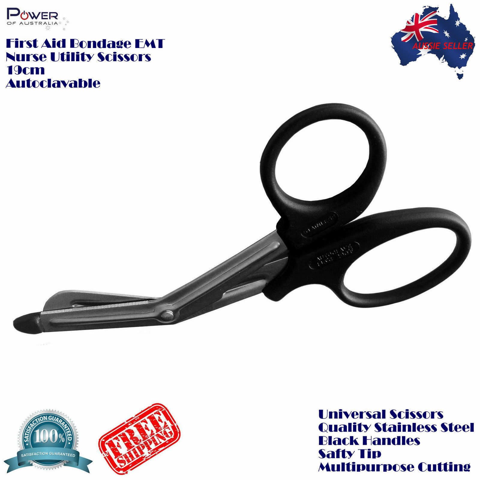 FIRST AID Nurses Doctors EMT/Medical Utility Scissors Bandage Tape ...