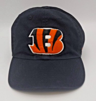 Cinncinati Bengals Hat Tiger Stripe Logo NFL 47 Black Strapback ...
