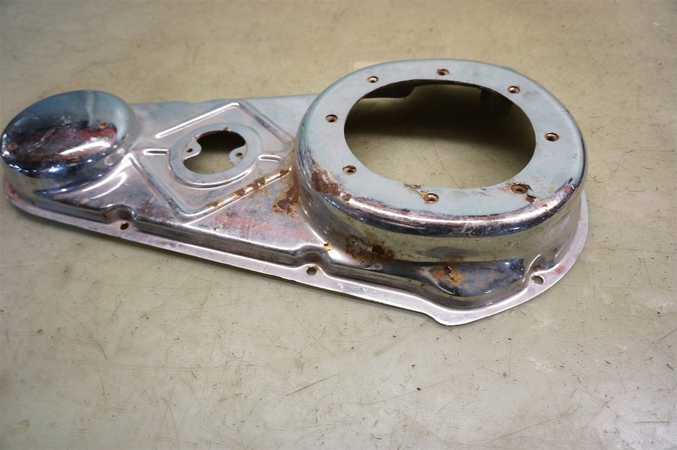 Harley Panhead Shovelhead Electric Start Outer tin Primary Cover ...