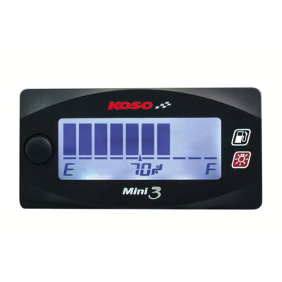 Indicator Level Fuel Digital KOSO Mini 3 Black | eBay Australia