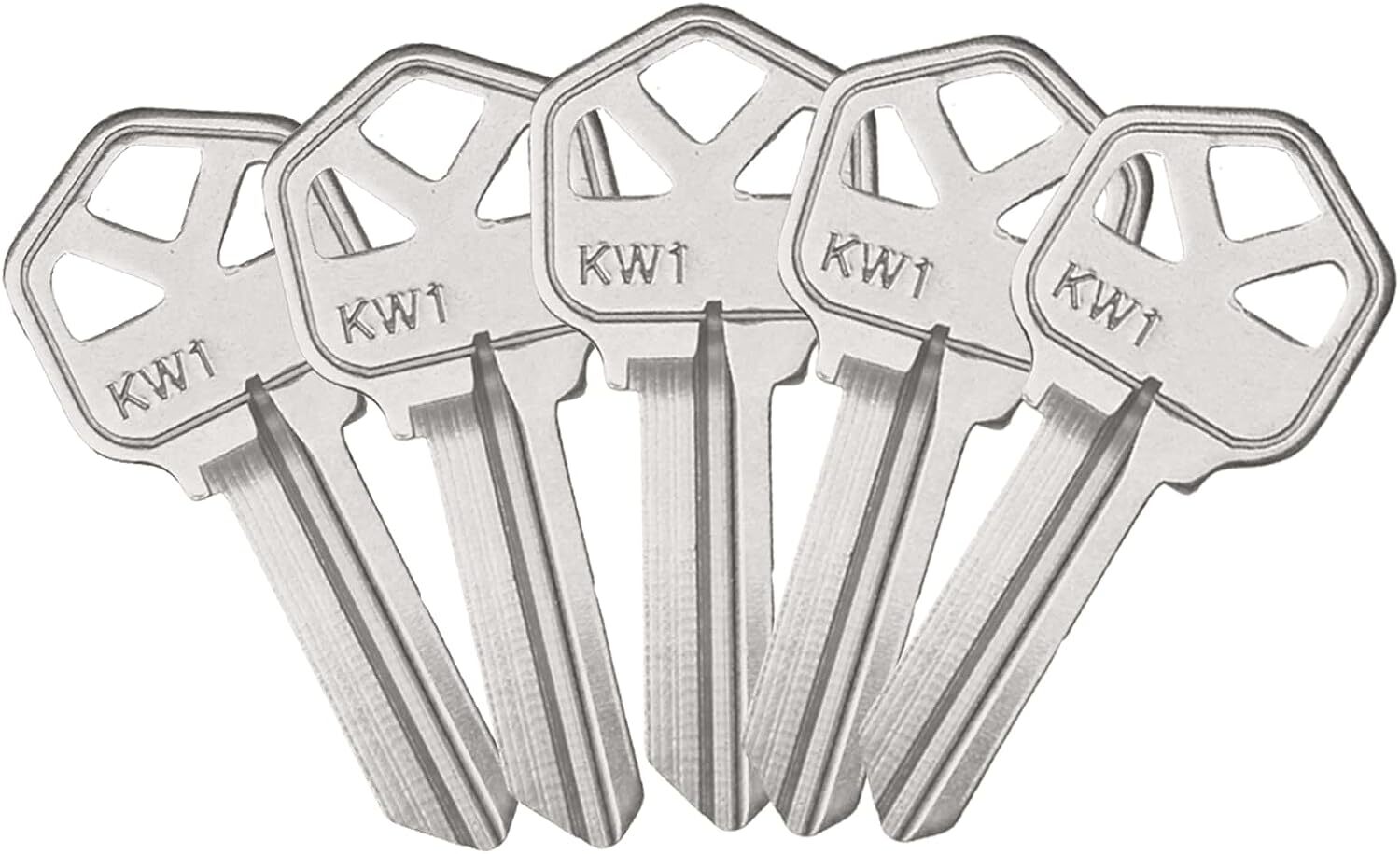 5 Pin Key Blanks for Locksmith / 50 Kwikset KW1 / Brass Key Key Blanks ...
