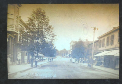 REAL PHOTO WAVERLY OHIO DOWNTOWN STREET SCENE STORES POSTCARD COPY | eBay