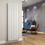 Flat Panel Vertical Radiator Double Single Central Heating Rad Grey ...