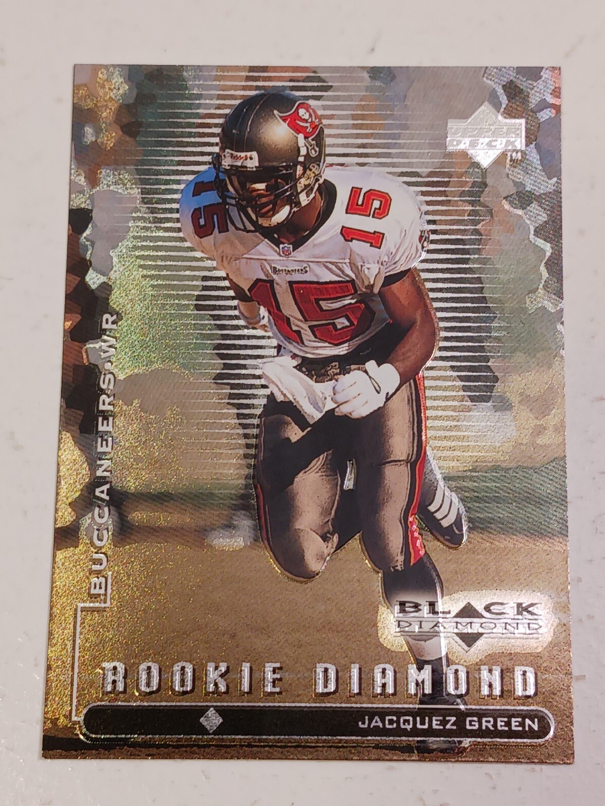 Jacquez Green Tampa Bay Buccaneers 1998 Upper Deck Black Diamond Rookie ...