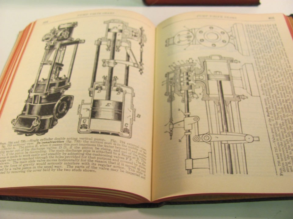 1927 AUDELS ENGINEERS AND MECHANICS GUIDE 8 BOOKS VOLUMES 1 -8 FULL ...