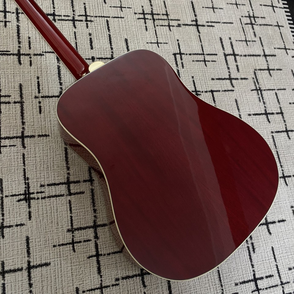 Cherry Sunburst Hummingbird Acoustic Electric Guitar Spruce Top Hot ...